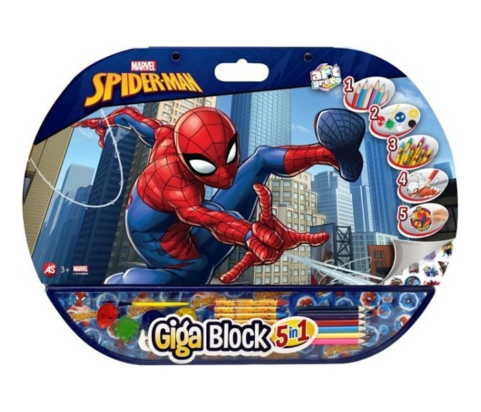 GIGA BLOCK 5 IN 1 SPIDERMAN (KREATIVNI SET)
