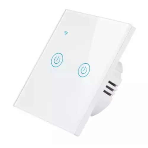 ZIGBEE-SMART-2 GANG-RSH-SP002-EU GEMBIRD 2 SMART BEZICNA PREKIDACA,APP GLASOVNA KONTROLA GLASS TOUCH