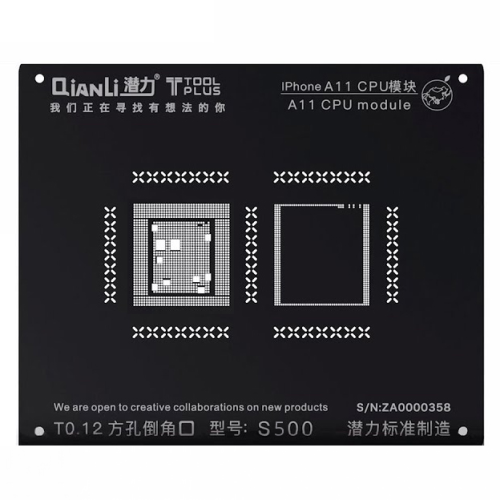 BGA SITO QIANLI TOOLPLUS 3D IBLACK CPU MODUL ZA IPHONE 8G A11 S500