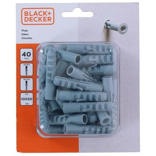 BLACK+DECKER TIPLOVI 40KOM 10X50MM