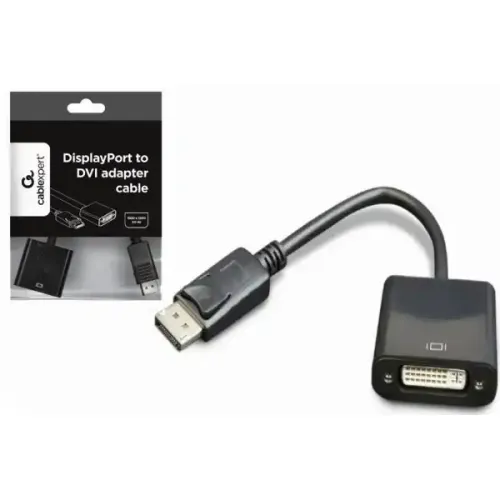 ADAPTER KONVERTER DIPSLAYPORT - DVI 24+1 GEMBIRD A-DPM-DVIF-002