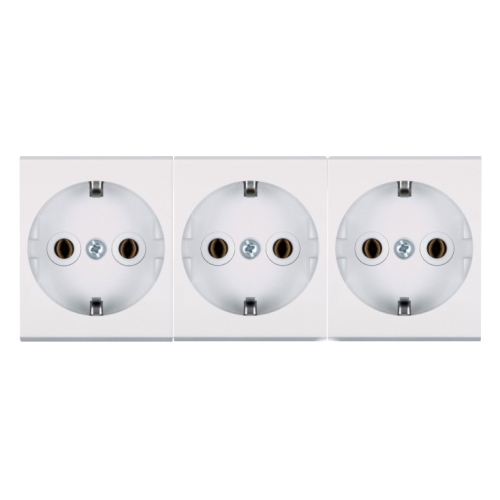 DVOPOLNA UTIČNICA 2M+2M+2M BELA