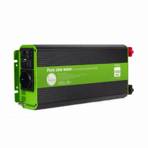 PRETVARAČ NAPONA ENERGENIE EG-PWC-PS1000-01 12V-220V 1000W/USB/AUTO PRIKLJUČAK