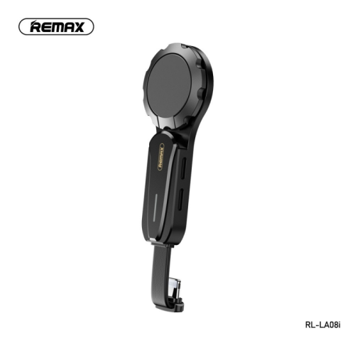 ADAPTER REMAX ZA SLUSALICE I PUNJENJE DUAL IPHONE LIGHTNING RL-LA08I CRNI
