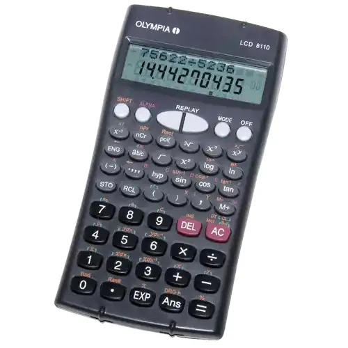 KALKULATOR OLYMPIA LCD 8110 MATEMATIČKI /229 FUNKCIJA/