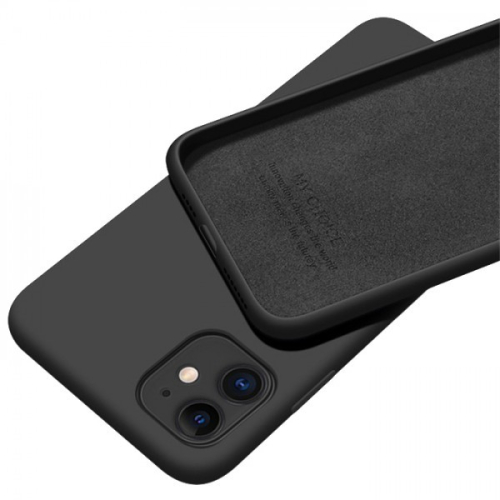 MCTK5-IPHONE 12 PRO * FUTROLA SOFT SILICONE BLACK (179)