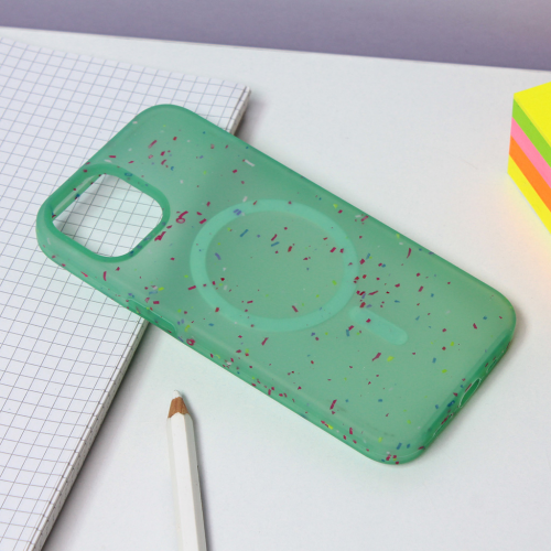 TORBICA COLORFUL MAGSAFE ZA IPHONE 14 6.1 ZELENA