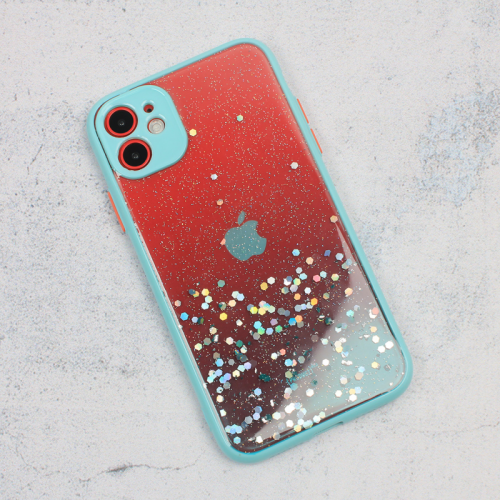 TORBICA FRAME GLITTER ZA IPHONE 11 6.1 MINT