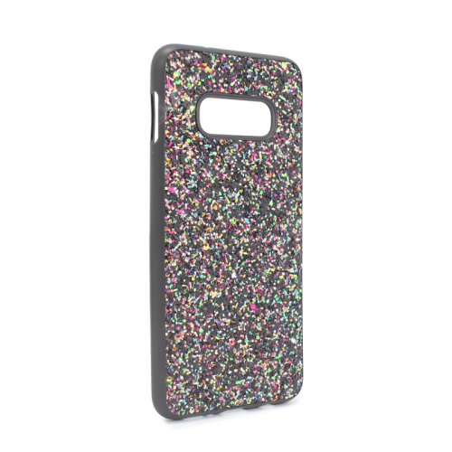 TORBICA GLITTER ZA SAMSUNG G970 S10E CRNA