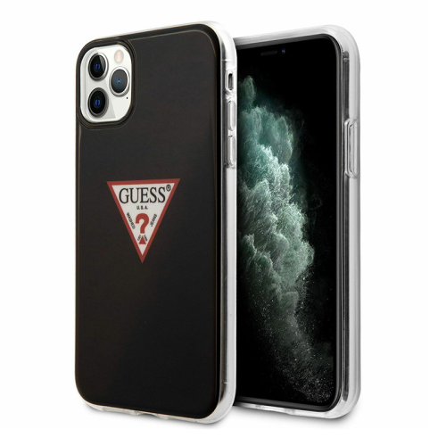 TORBICA GUESS HC PC/TPU TRIANGLE LOGO ZA IPHONE 11 PRO 5.8 CRNA (GUHCN58PCUCTLBK)