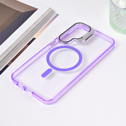 TORBICA MAGSAFE TRANSPARENT ZA SAMSUNG S926B GALAXY S24 PLUS LJUBICASTA
