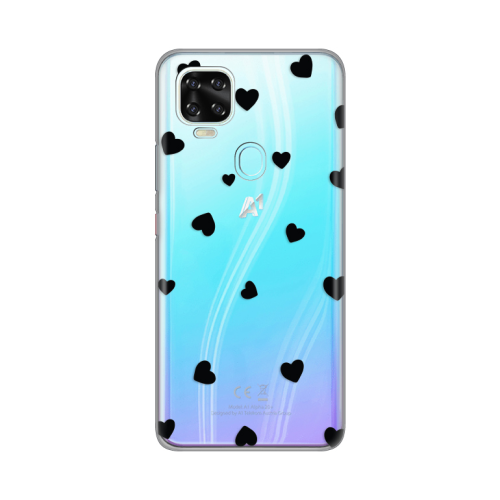 TORBICA SILIKONSKA PRINT SKIN ZA A1 ALPHA 20+ HEARTS