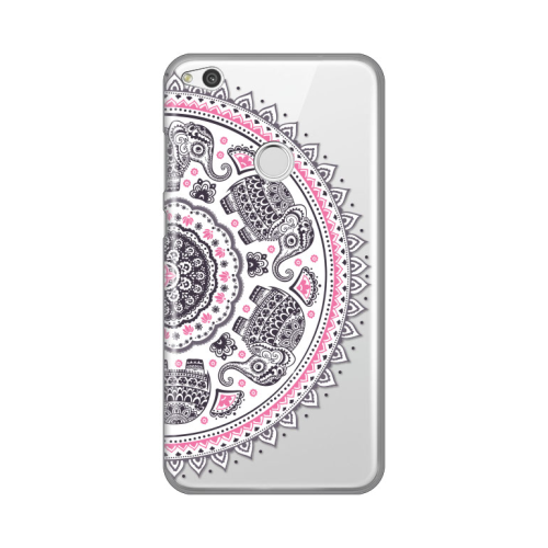 TORBICA SILIKONSKA PRINT SKIN ZA HUAWEI HONOR 8 LITE/P8 LITE 2017/P9 LITE 2017 ELEPHANT MANDALA