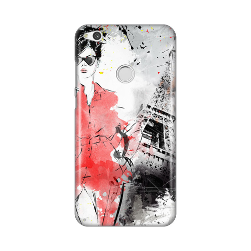 TORBICA SILIKONSKA PRINT SKIN ZA HUAWEI HONOR 8 LITE/P8 LITE 2017/P9 LITE 2017 PARIS FASHION