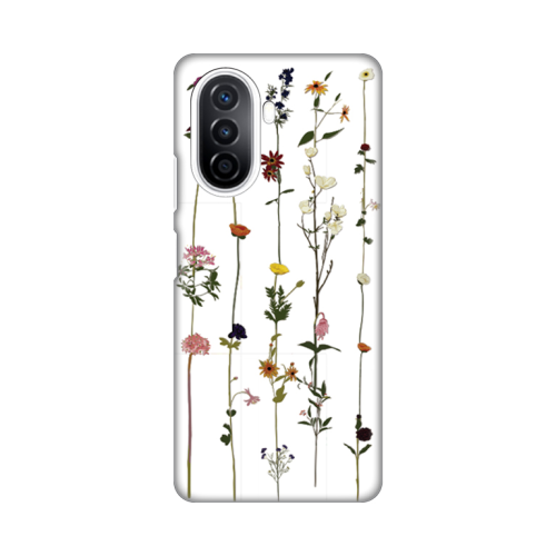 TORBICA SILIKONSKA PRINT SKIN ZA HUAWEI NOVA Y70/Y70 PLUS FLOWER