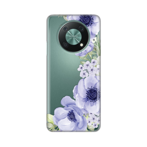 TORBICA SILIKONSKA PRINT SKIN ZA HUAWEI NOVA Y90 BLUE ROSES