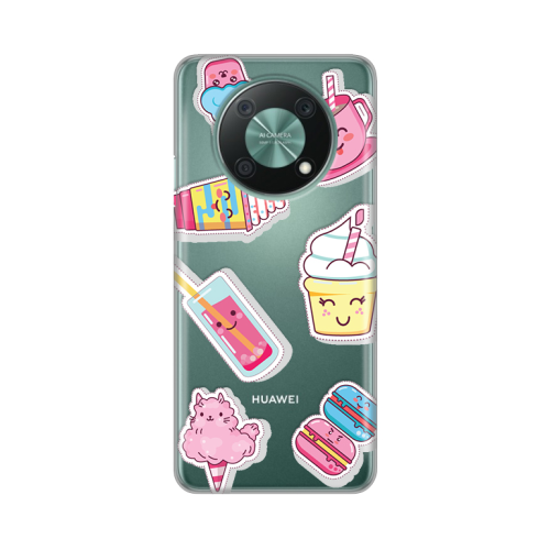 TORBICA SILIKONSKA PRINT SKIN ZA HUAWEI NOVA Y90 ICE CREAM