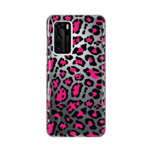TORBICA SILIKONSKA PRINT SKIN ZA HUAWEI P40 PINK JUNGLE