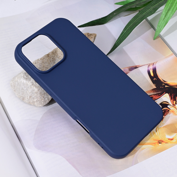 Maska za iPhone 16 Pro Max 6.9 Teracell Soft Velvet tamno plava