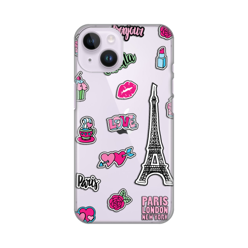 TORBICA SILIKONSKA PRINT SKIN ZA IPHONE 14 6.1 LOVE PARIS