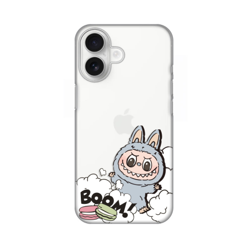 TORBICA SILIKONSKA PRINT SKIN ZA IPHONE 16 6.1 LA BUBU MACARON