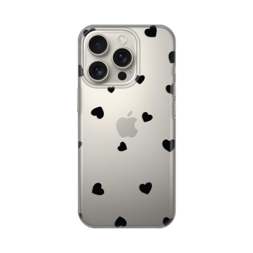 TORBICA SILIKONSKA PRINT SKIN ZA IPHONE 16 PRO 6.3 HEARTS