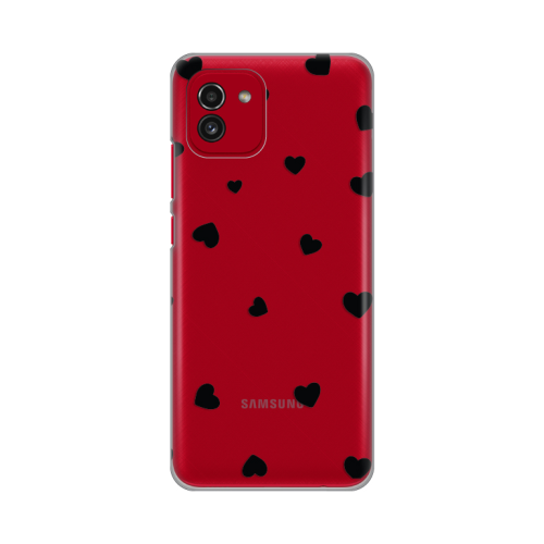 TORBICA SILIKONSKA PRINT SKIN ZA SAMSUNG A035G GALAXY A03 HEARTS