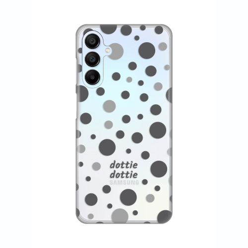 TORBICA SILIKONSKA PRINT SKIN ZA SAMSUNG A156B GALAXY A15 5G DOTTIE DOTTIE GRAY