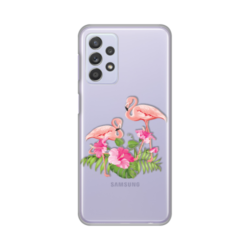 TORBICA SILIKONSKA PRINT SKIN ZA SAMSUNG A336B GALAXY A33 5G FLAMINGO