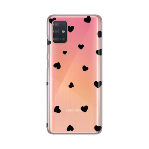 TORBICA SILIKONSKA PRINT SKIN ZA SAMSUNG A515F GALAXY A51 HEARTS