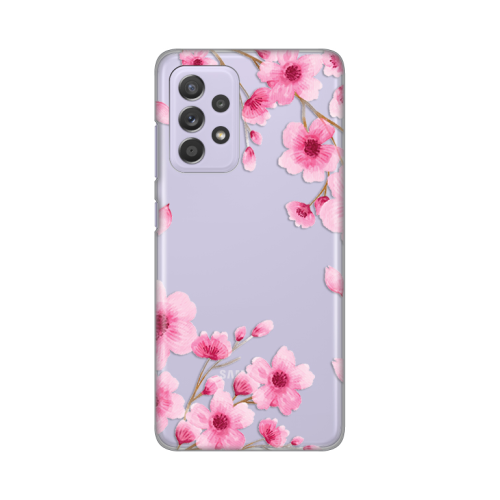 TORBICA SILIKONSKA PRINT SKIN ZA SAMSUNG A525F/A526B/A528B GALAXY A52 4G/A52 5G/A52S 5G ROSE FLOWERS