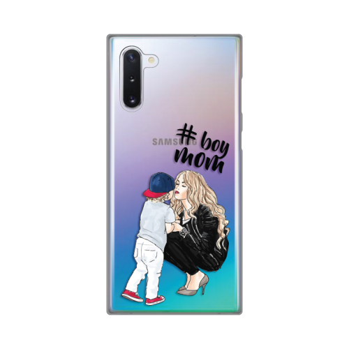 TORBICA SILIKONSKA PRINT SKIN ZA SAMSUNG N970F GALAXY NOTE 10 BOY MOM