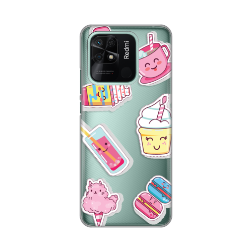 TORBICA SILIKONSKA PRINT SKIN ZA XIAOMI REDMI 10C ICE CREAM