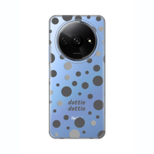 TORBICA SILIKONSKA PRINT SKIN ZA XIAOMI REDMI A3 DOTTIE DOTTIE GRAY