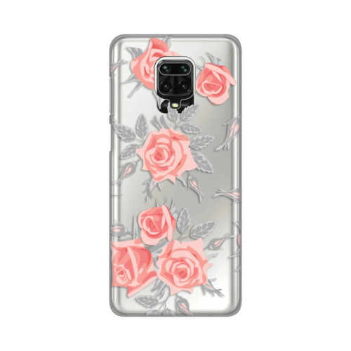 TORBICA SILIKONSKA PRINT SKIN ZA XIAOMI REDMI NOTE 9 PRO/NOTE 9 PRO MAX/NOTE 9S ELEGANT ROSES