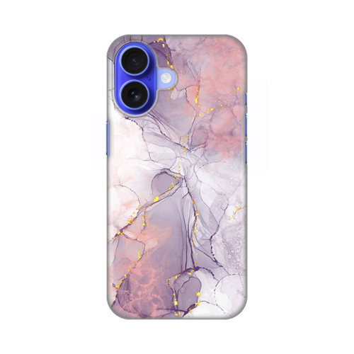 TORBICA SILIKONSKA PRINT ZA IPHONE 16 6.1 PINK MARBLE