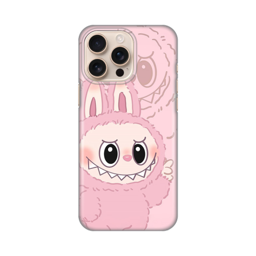 TORBICA SILIKONSKA PRINT ZA IPHONE 16 PRO MAX 6.9 LA BUBU PINK