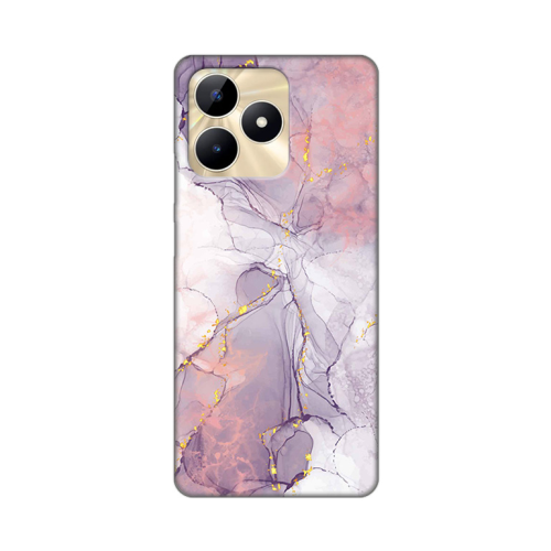 TORBICA SILIKONSKA PRINT ZA REALME C53 PINK MARBLE