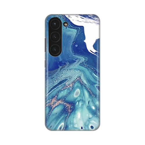 TORBICA SILIKONSKA PRINT ZA SAMSUNG S911B GALAXY S23 BLUE MARBLE