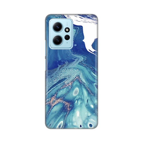 TORBICA SILIKONSKA PRINT ZA XIAOMI REDMI NOTE 12 4G (EU) BLUE MARBLE