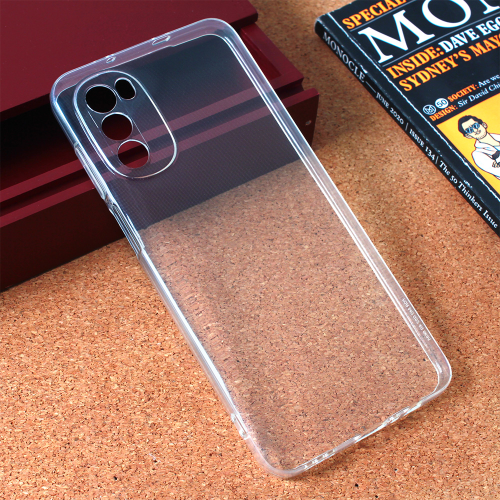 TORBICA SILIKONSKA ULTRA THIN ZA MOTOROLA MOTO G52 TRANSPARENT