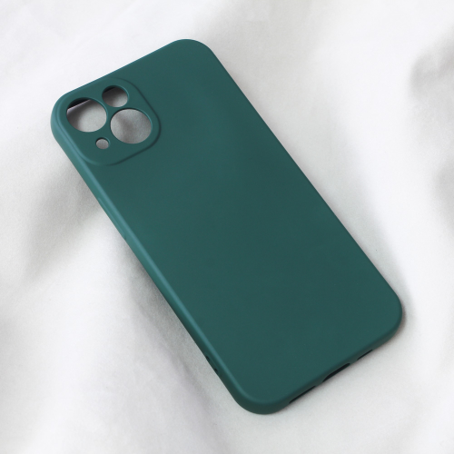 TORBICA TERACELL SOFT VELVET ZA IPHONE 13 6.1 TAMNO ZELENA