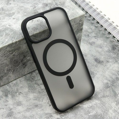 FUTROLA SILKY MAGSAFE MATTE ZA IPHONE 15 (6.1) CRNA