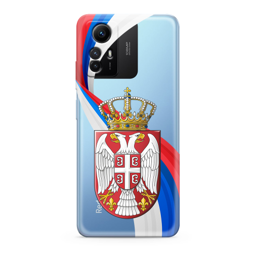 Futrola Ultra Tanki Print Clear za Xiaomi Redmi Note 12S SRB12