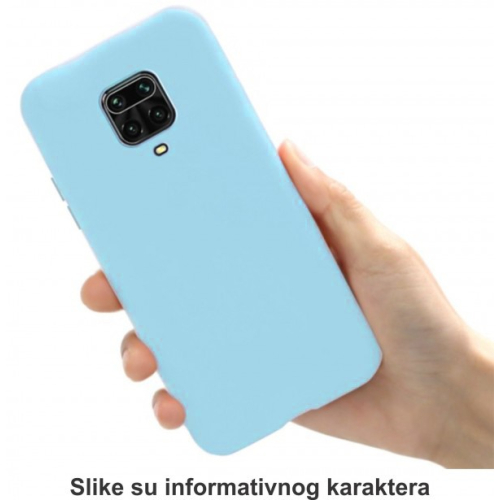 MCTK4-XIAOMI REDMI NOTE 8 PRO * FUTROLA UTC ULTRA TANKI COLOR SILICONE SKY BLUE (59)