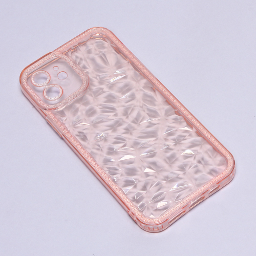 TORBICA BLING DIAMOND ZA IPHONE 12 6.1 ROZE