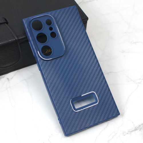TORBICA CARBON STRIPE ZA SAMSUNG S928B GALAXY S24 ULTRA PLAVA