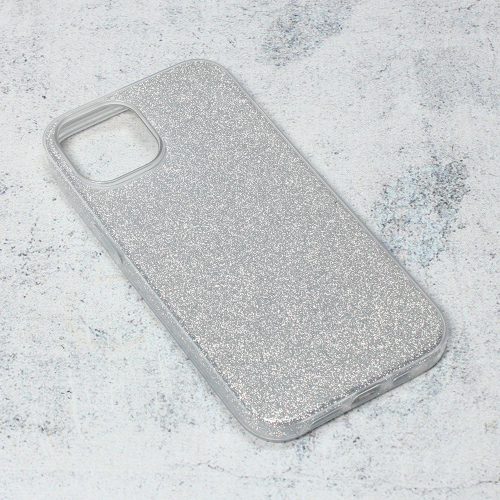 TORBICA CRYSTAL DUST ZA IPHONE 14 6.1 SREBRNA