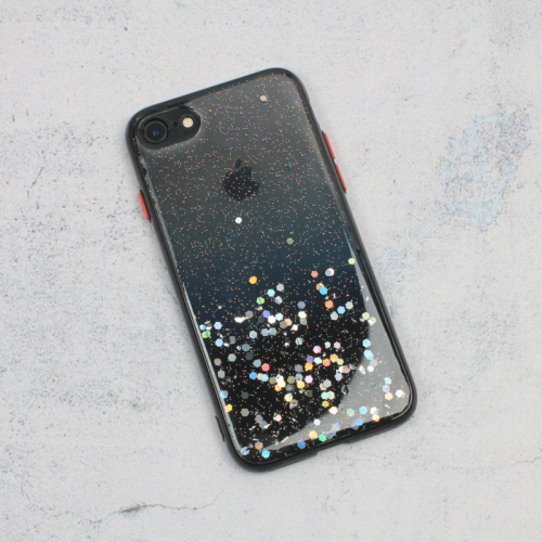 TORBICA FRAME GLITTER ZA IPHONE 7/8/SE 2020/2022 CRNA