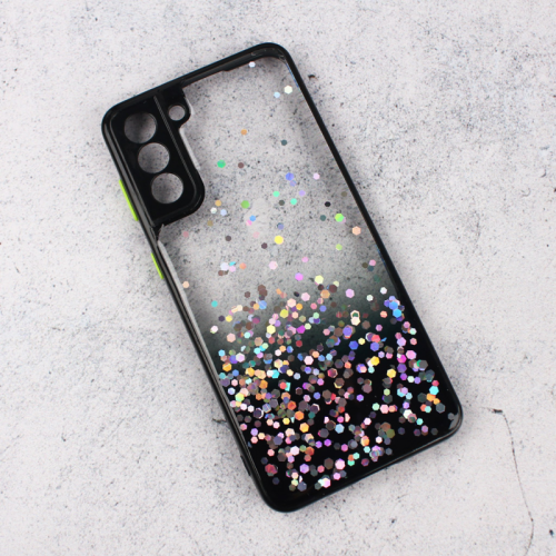 TORBICA FRAME GLITTER ZA SAMSUNG G996B GALAXY S21 PLUS CRNA